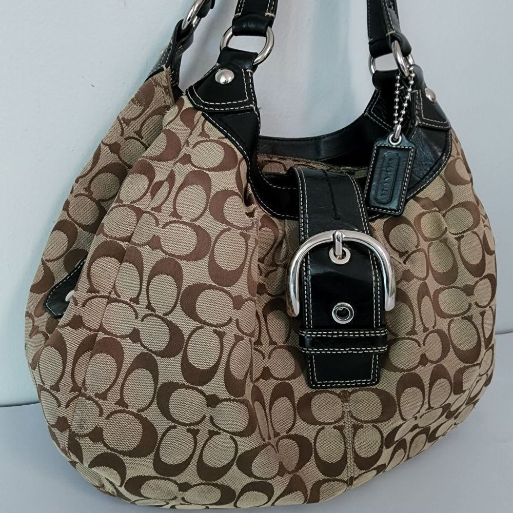 Coach Lynn Soho Signature Hobo Bag - Gem